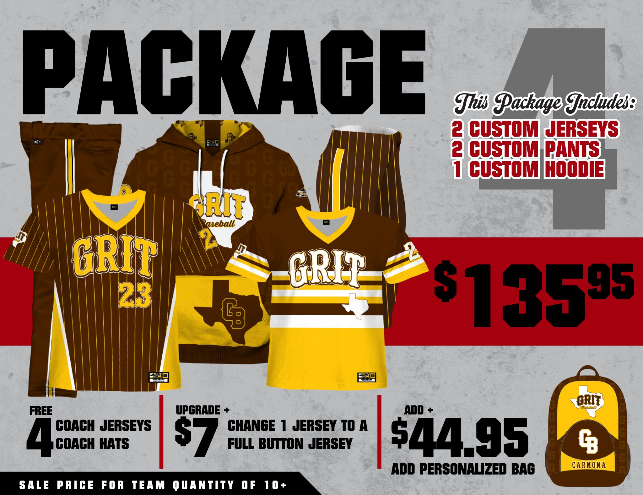 Team Packages - Rover Plus Nine Custom Uniforms