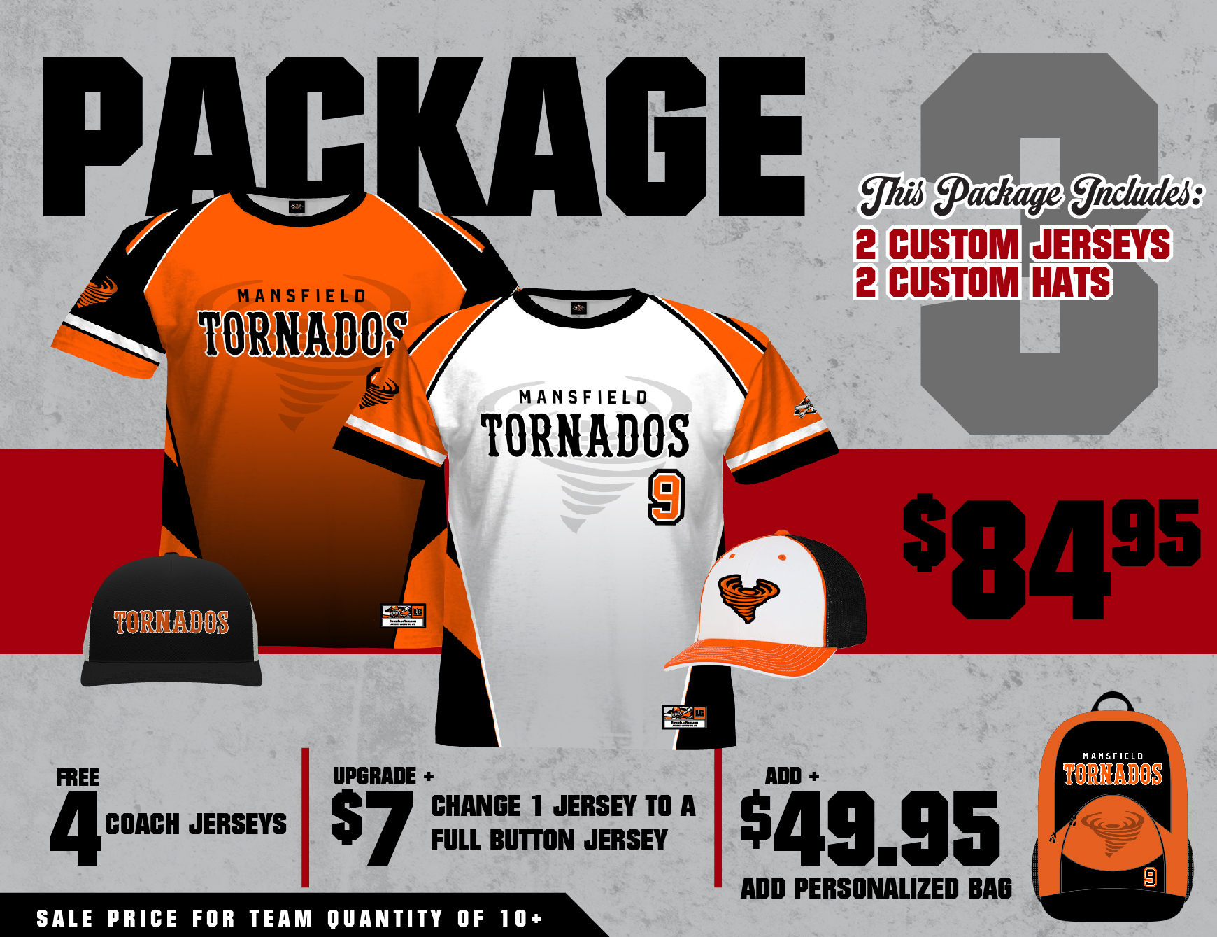Team Packages - Rover Plus Nine Custom Uniforms