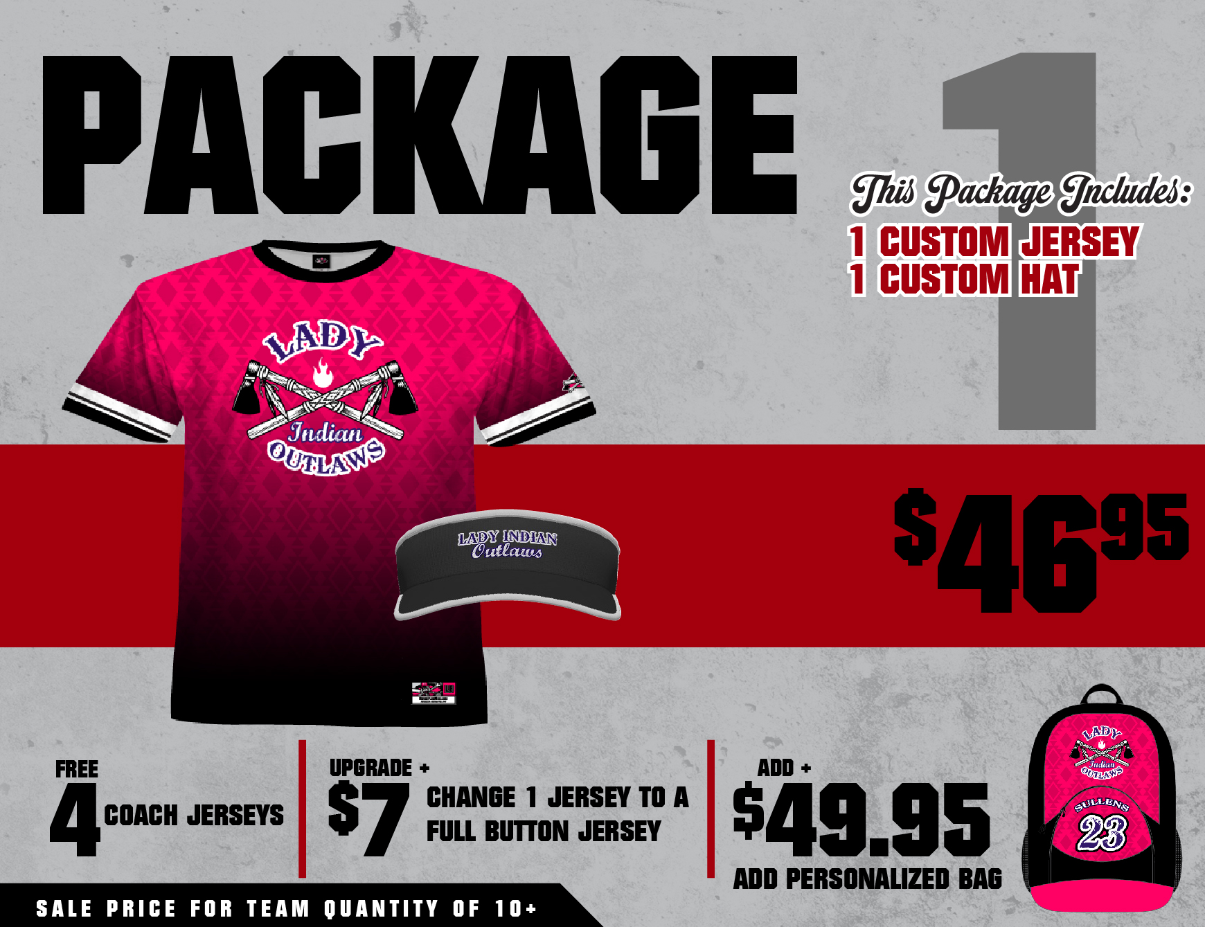 Team Packages - Rover Plus Nine Custom Uniforms