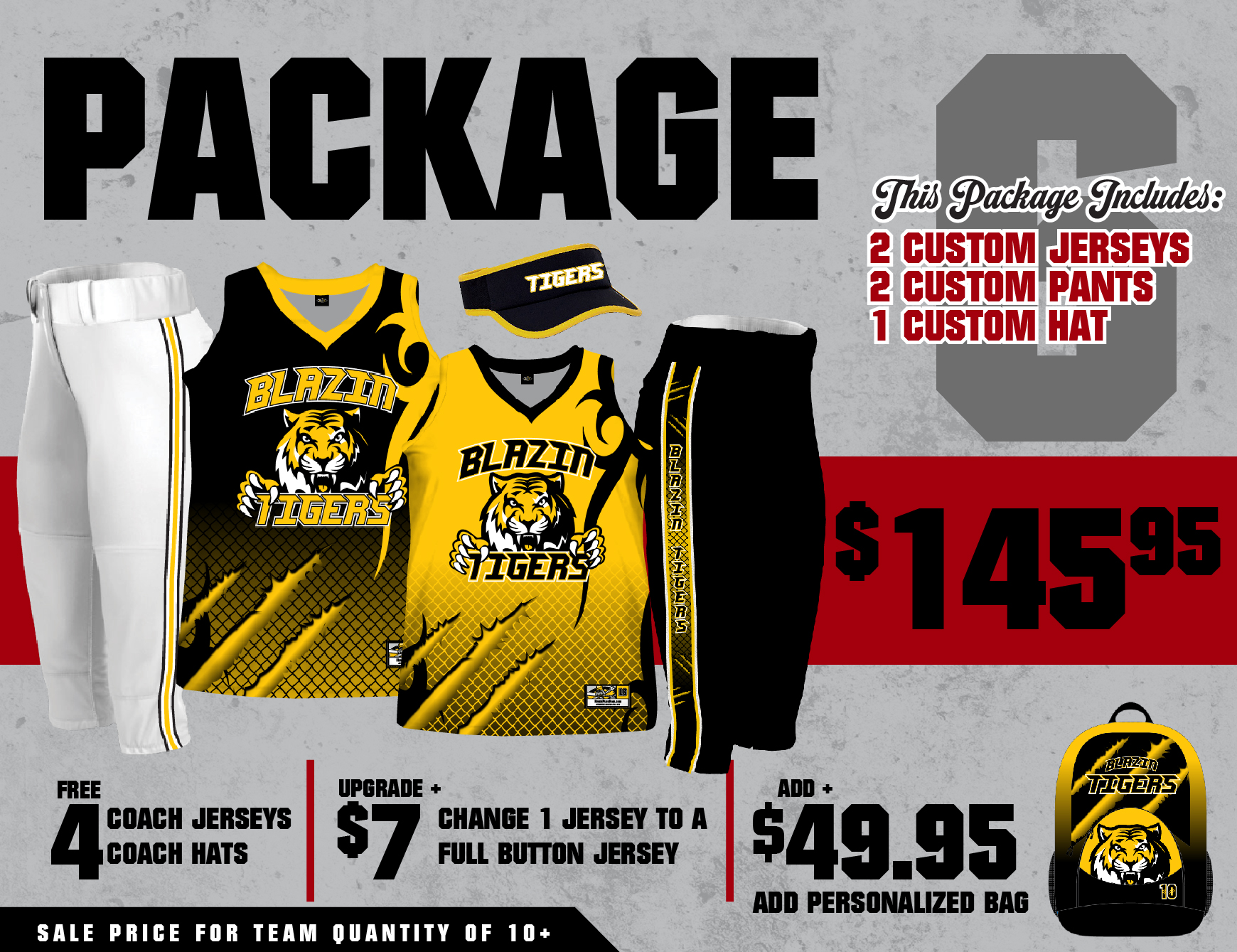 Team Packages - Rover Plus Nine Custom Uniforms